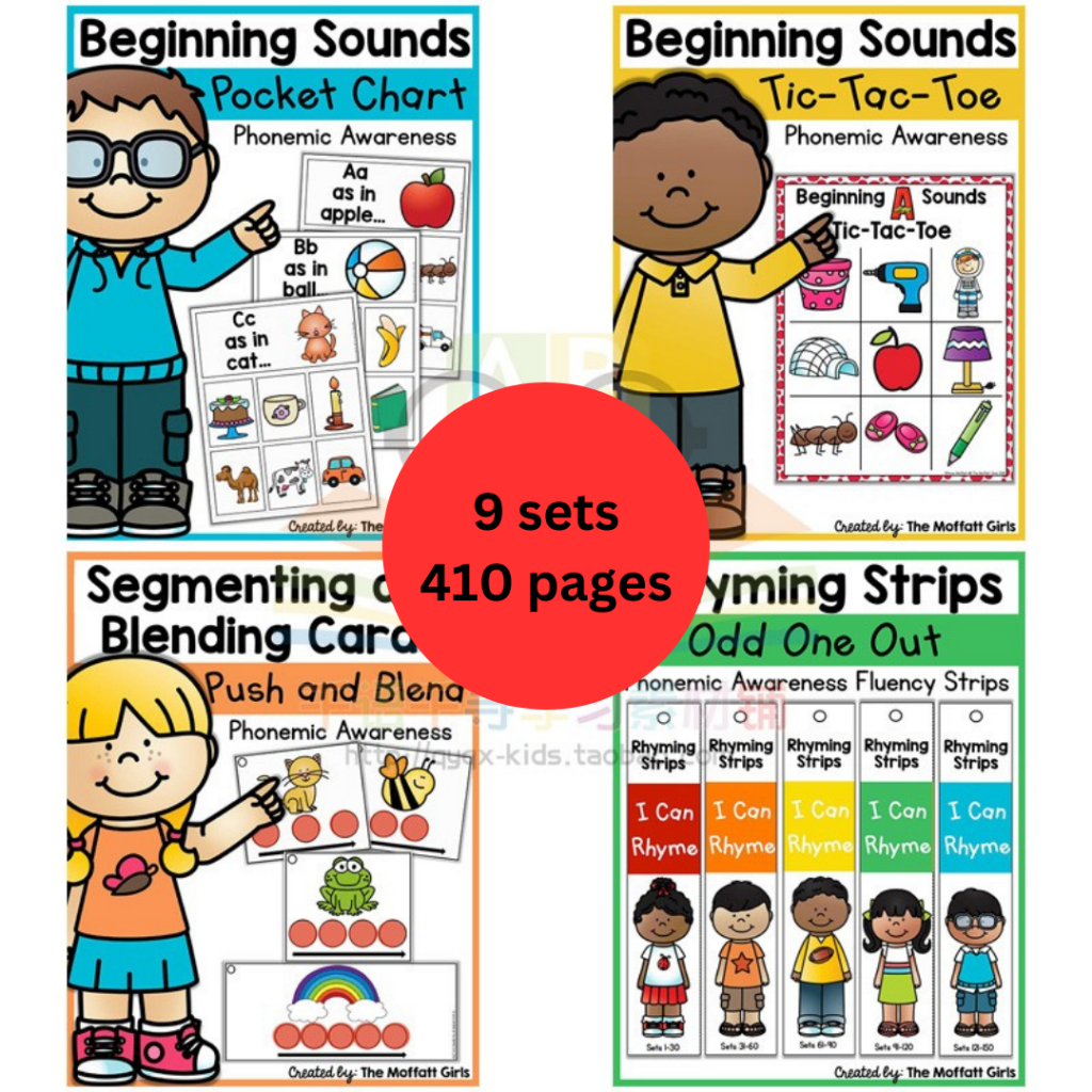 (PDF) Grammar phonemic awareness bundle cut and paste 410 pages ...