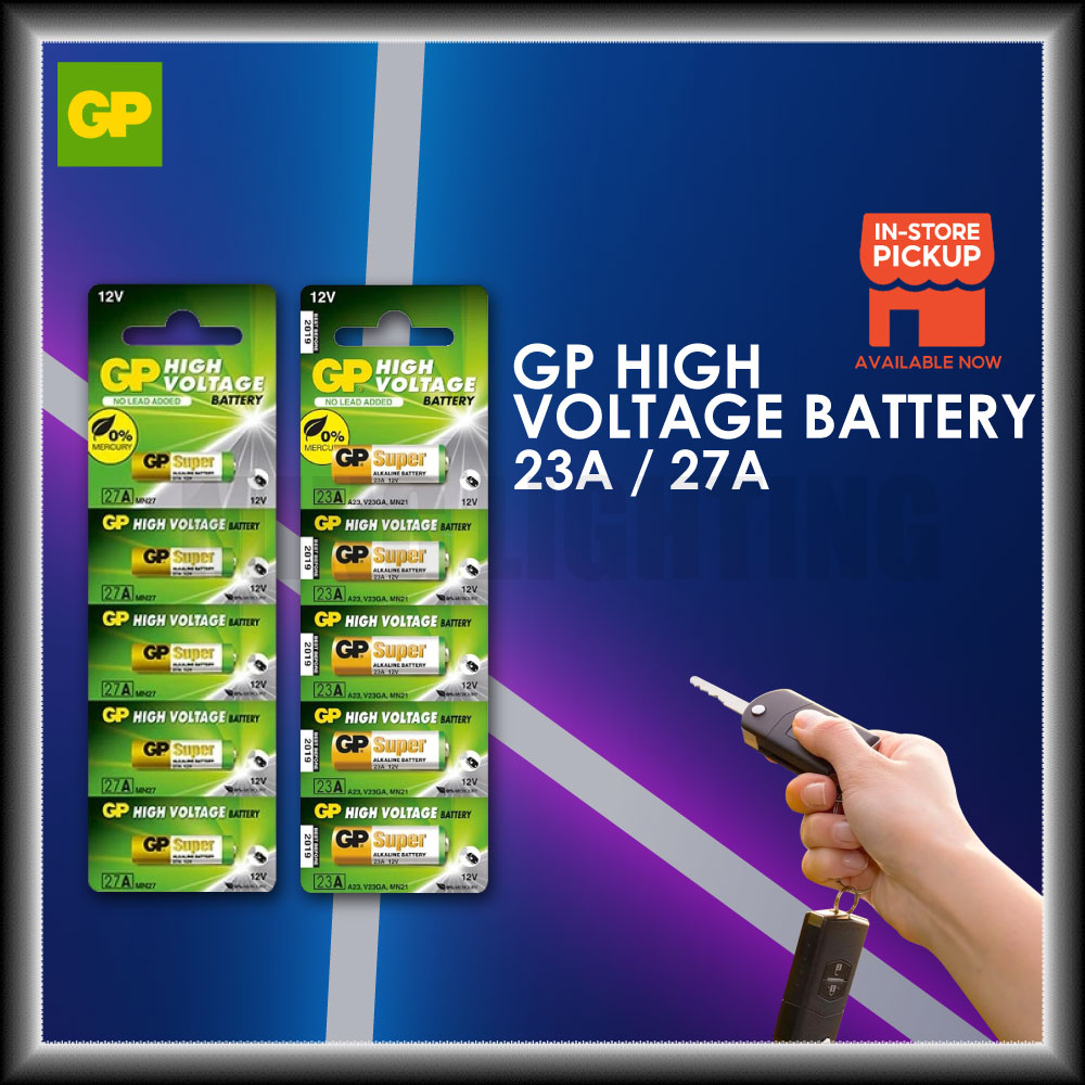 [Genuine] GP 12V Battery 23A 27A Alkaline Bateri Remote Control Kereta ...