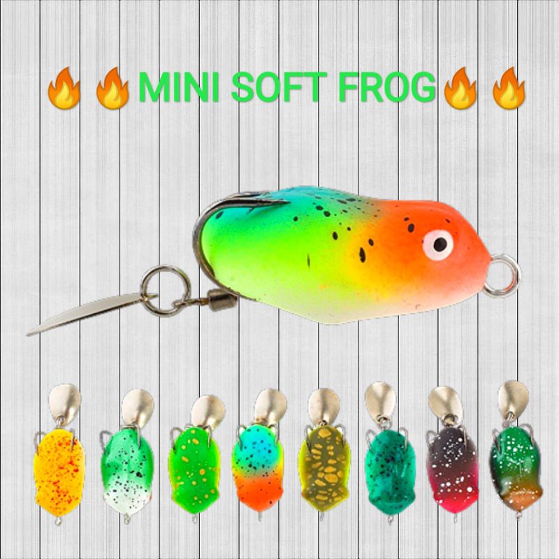 MINI SOFT FROG KILLER 3CM 3.2G UMPAN KATAK READY STOCK MALAYSIA ...