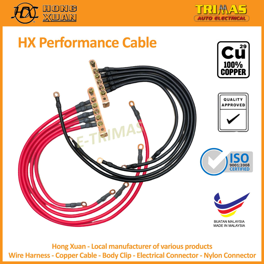 TRIMAS Original Hong Xuan Performance Grounding Cable 300A Earth Ground ...