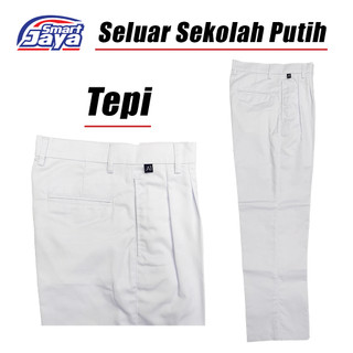 Seluar Sekolah Putih Panjang/Seluar Pengawas/Seluar Uniform Persatuan ...