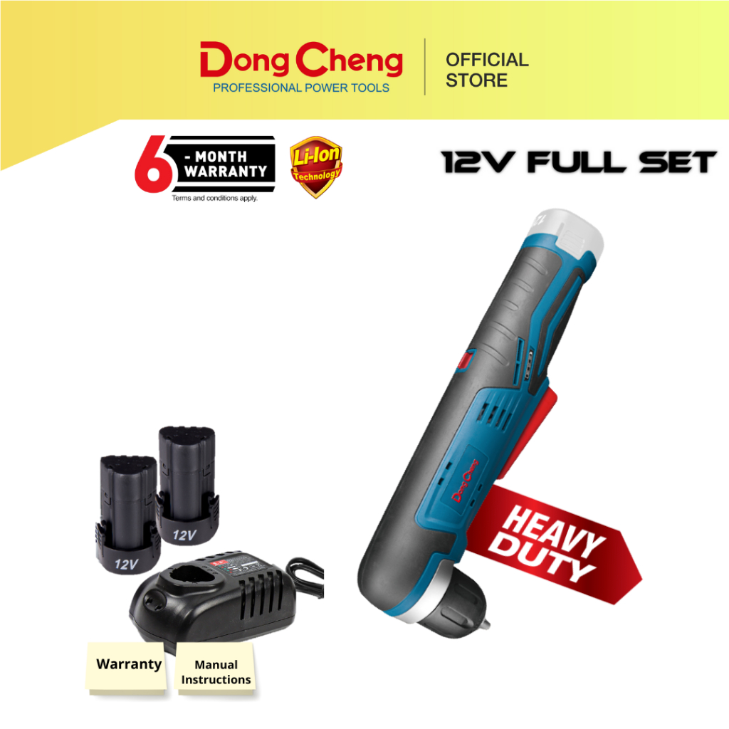 DongCheng DCJZ14-10EK Cordless Angle Driver Drill 12v [800r/min / 11N.m ...