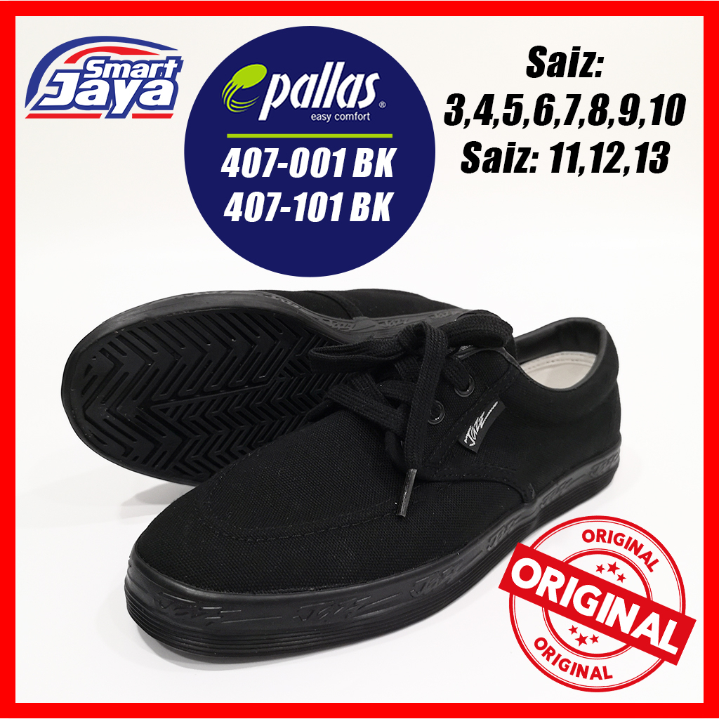 Kasut Pallas Jazz 407 001bk407 101bkkasut Sekolah Sarungkasut Sekolah Hitam Ready Stock