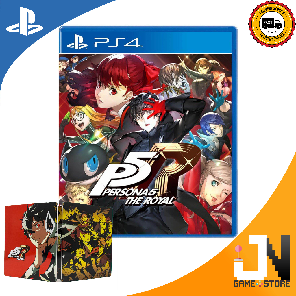 PS4 Persona 5 The Royal / Steelbook | Steelcase | Steel Book | Steel Case (R2)(English)(NEW ...