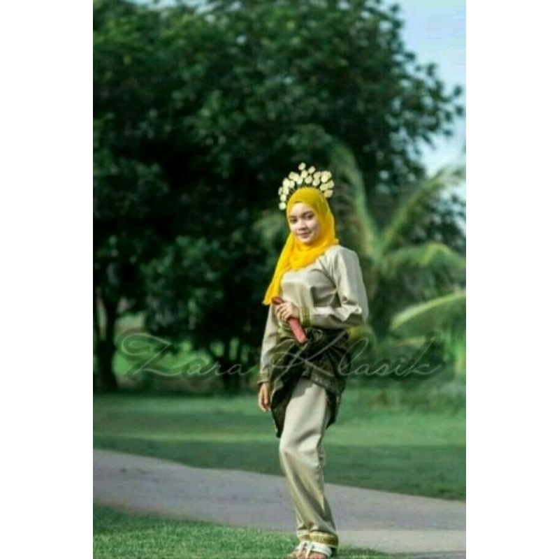 SET BAJU DAN SELUAR BUSANA TUN TEJA untuk wanita | Shopee Malaysia