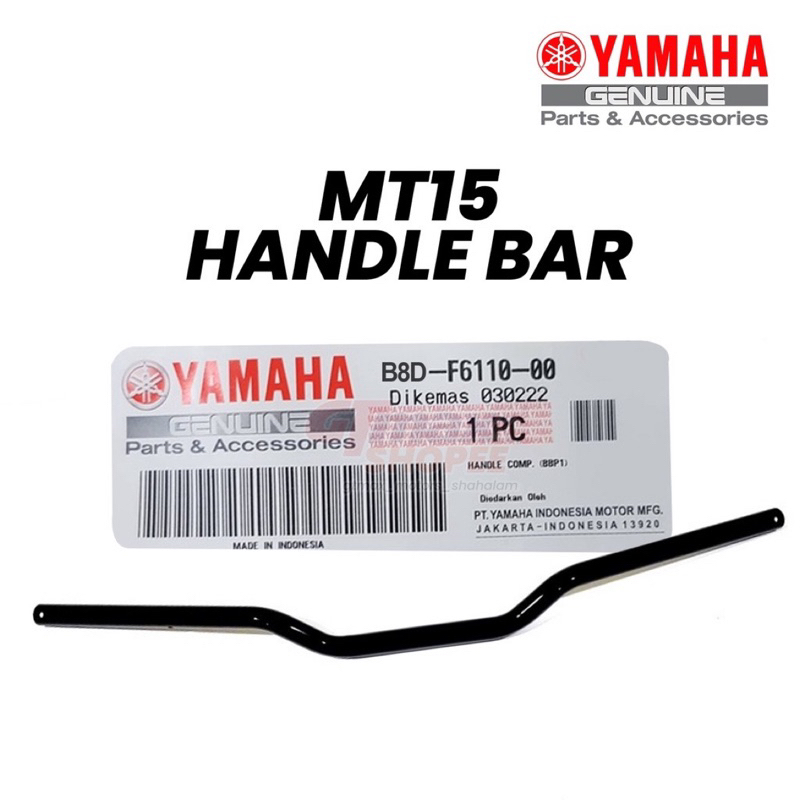 YAMAHA HANDLE BAR MT15 MT-15 HANDLE COMP ORIGINAL YAMAHA PART B8D-F6111 ...