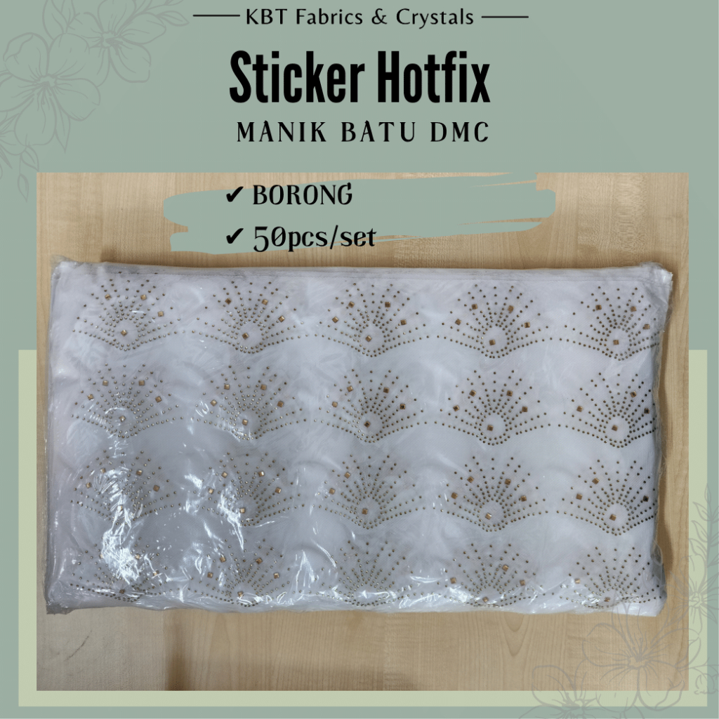 [50pcs] Set Sticker Hotfix Batu Manik Tampal | Shopee Malaysia
