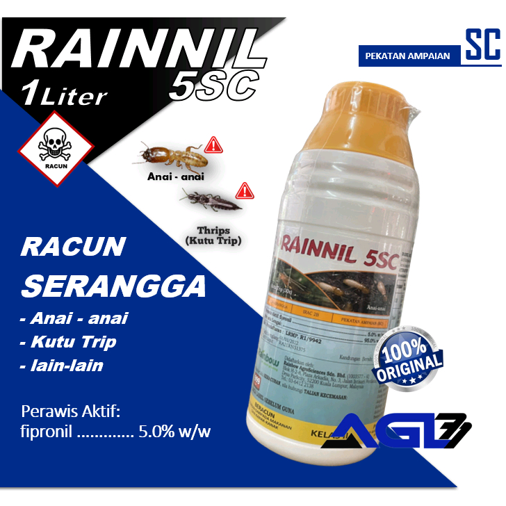Rainnil 5SC 1L Rainbow / Racun Serangga / Kutu Trip / Ulat Plutella ...