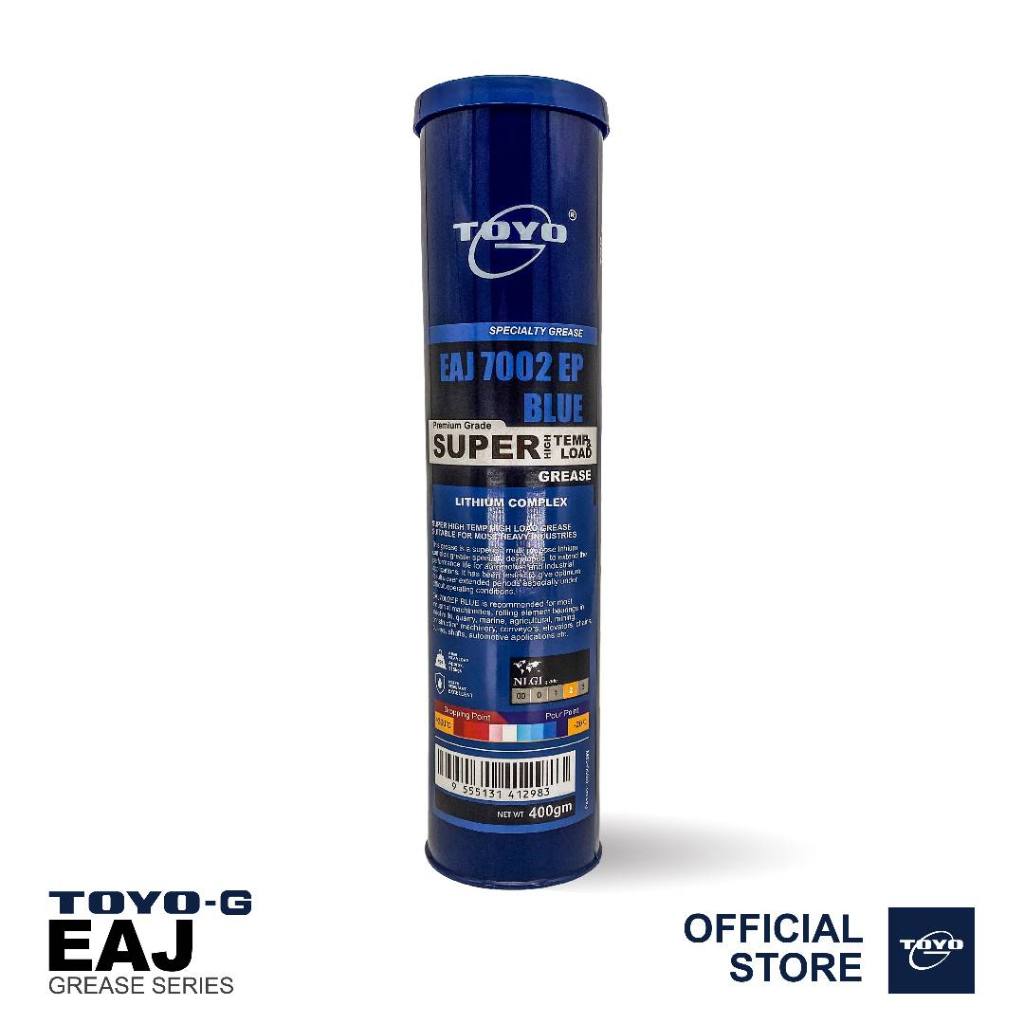 EAJ 7002 EP BLUE (High Temp Bearing Grease NLGI 2) - 400GM | Shopee ...
