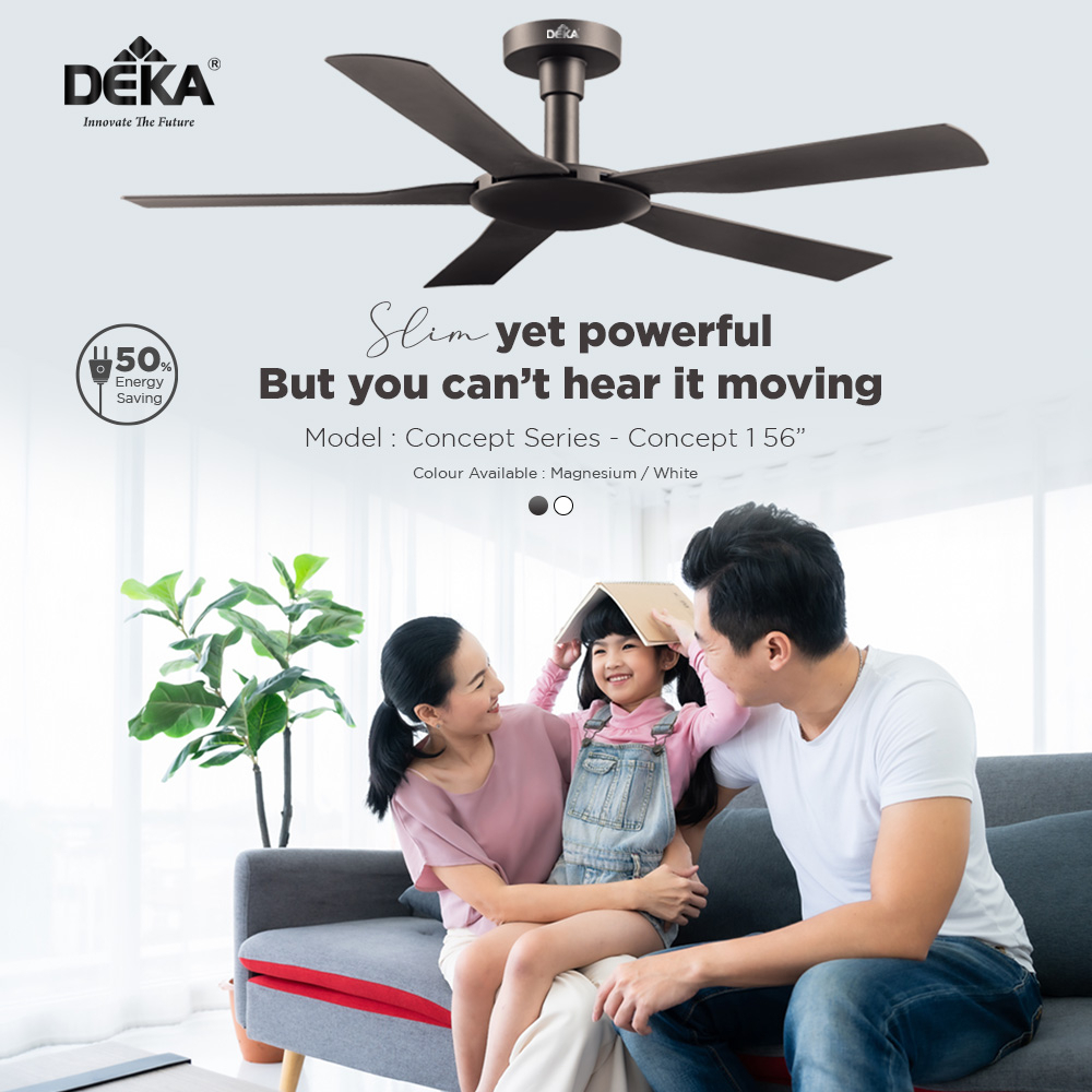 Deka Concept 1 DC INVERTER MOTOR 7 Speeds Reverse Magnesium Black Kipas ...