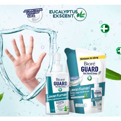 Biore Guard Gel Hand Soap Bottle (200ml)/ Refill (200ml) | Shopee Malaysia
