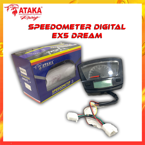 HONDA EX5 DREAM SPEEDOMETER ATAKA RACING DIGITAL METER ASSY EX5 DREAM ...
