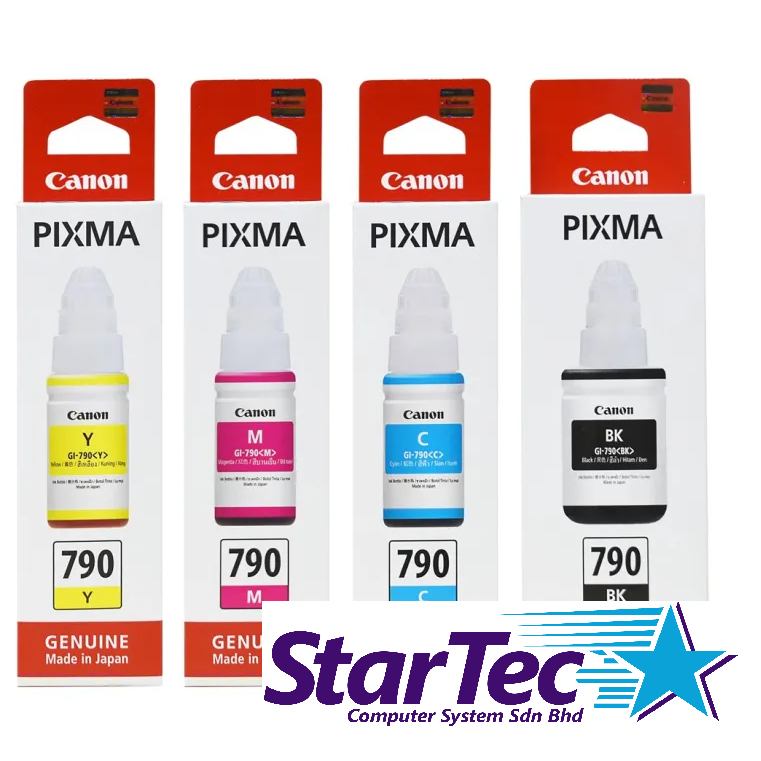Canon Pixma GI-790 Ink (Genuine) G1000 G2000 G3000 G4000 G1010 G2010 ...