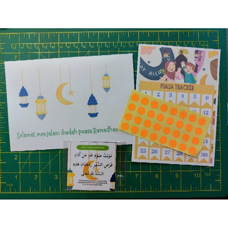 Puasa Ramadhan Gift Pack Tracker Planner Fridge Magnet for Kids ...
