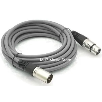 Custom Length Professional Audio Microphone Cable Grey Colour XLR to ...