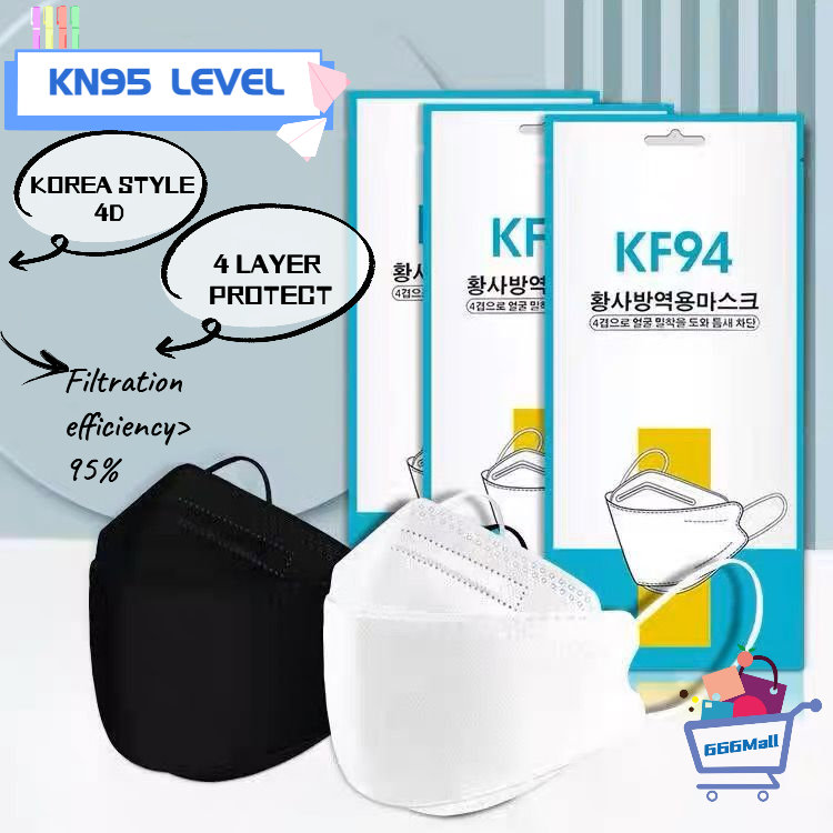 KOREA KF94 3D FACE MASK-4PLY(10PCS PER PACK) | Shopee Malaysia
