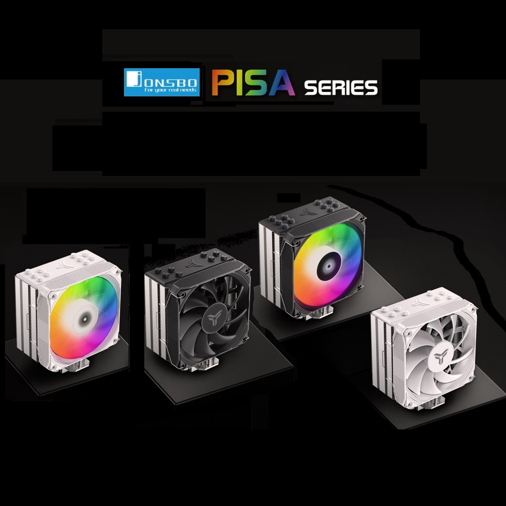 Jonsbo PISA A5 Cpu Cooler 4 Pin PWM FDB 12cm Fan Cpu Heatsink | Shopee ...