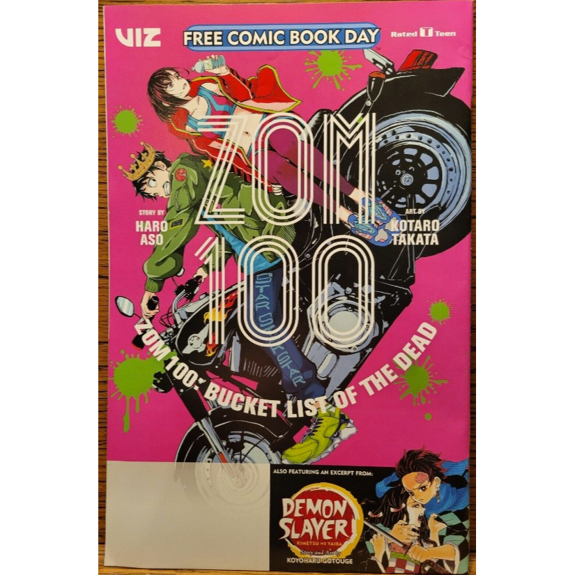 FCBD 2021 ZOM 100 BUCKET LIST & DEMON SLAYER KIMETSU YAIBA - Viz Media ...