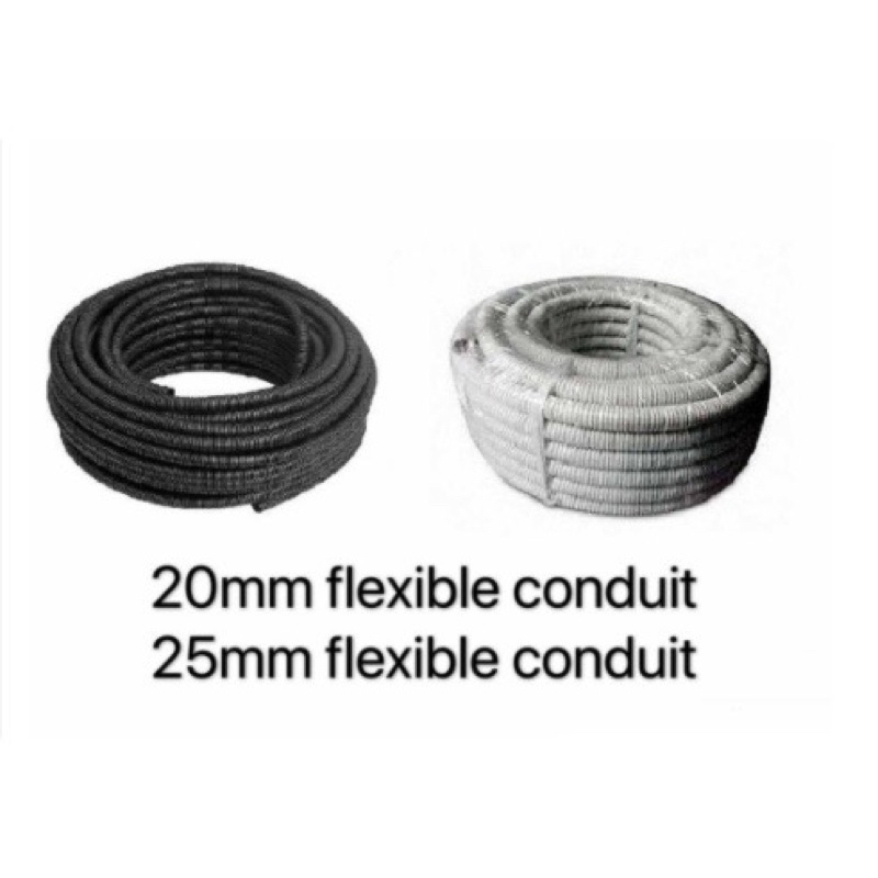 PVC Conduit Corrugated Flexible Pipe 3/4" 20mm/ 1" 25mm Flexible ...