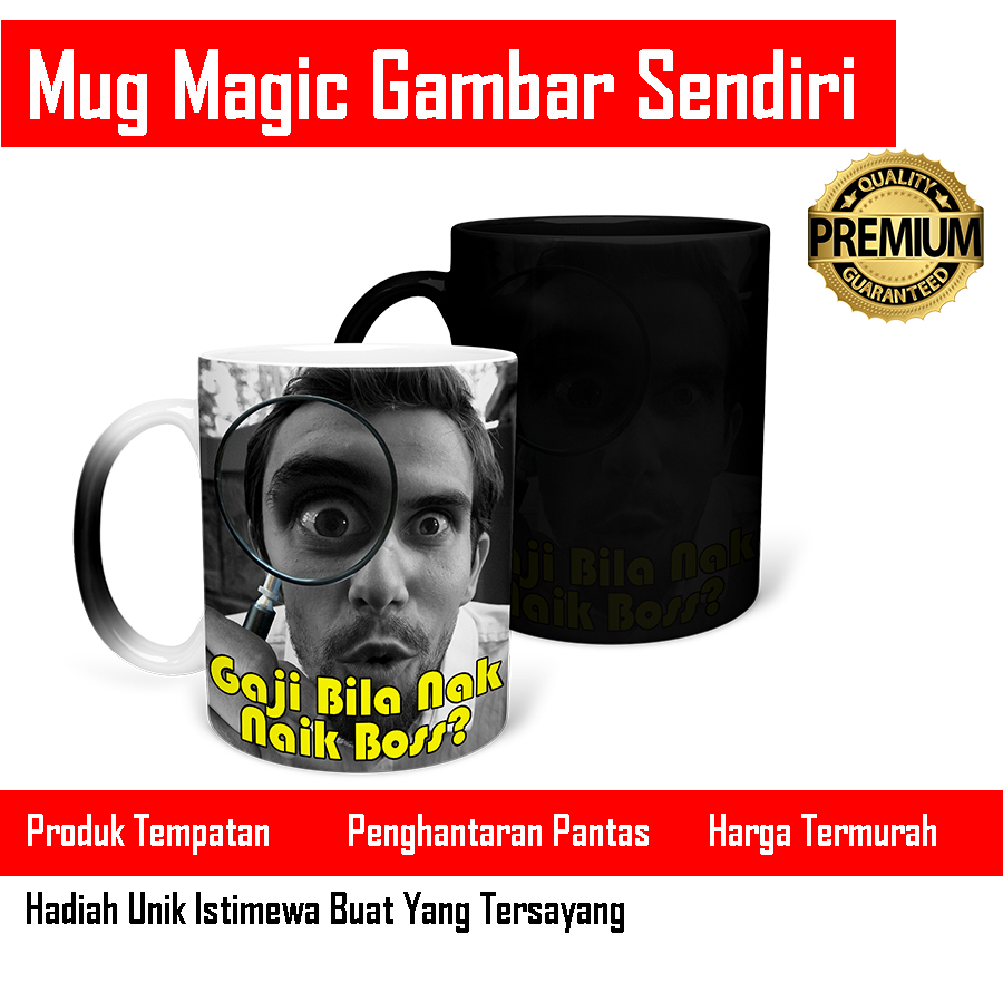 Giftbox Mug Magic Custom Design / Gambar Sendiri | Hadiah / Cenderahati ...