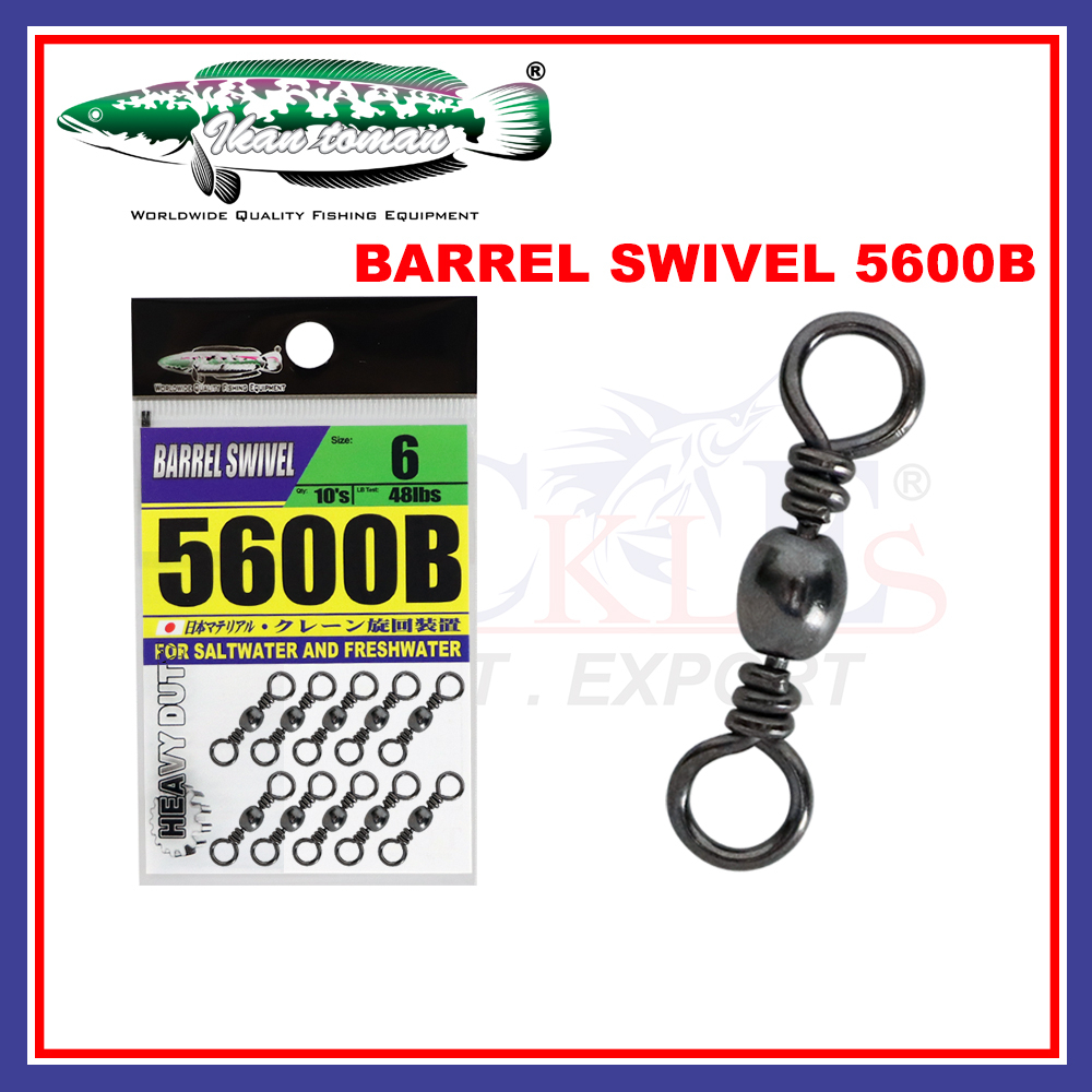 88LB - 140LB Ikan Toman Barrel Swivel 5600B Made in Japan Saltwater ...