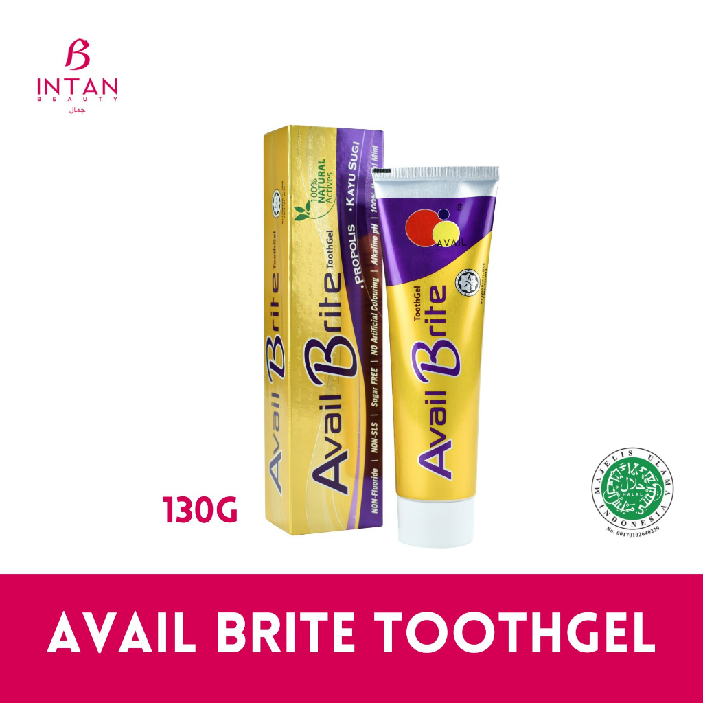 Avail Brite Toothgel Ubat Gigi Kayu Sugi 100% Pudina Semulajadi - Ubat ...