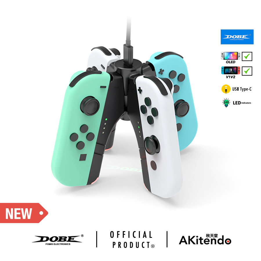 DOBE Joycon Charging Handle Grip Nintendo Switch OLED Controller Fast ...