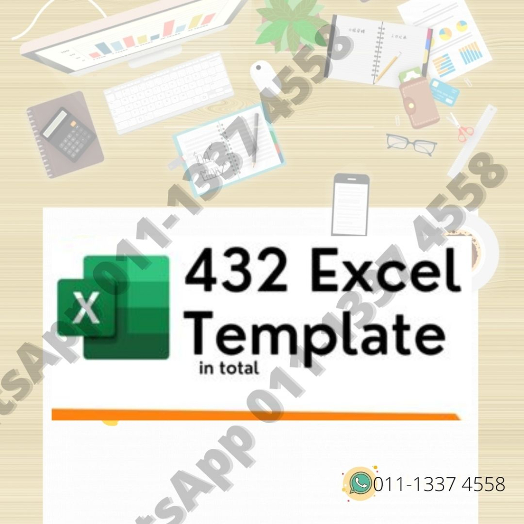 CHEAPEST ALL SHOPEE 432 SET MICROSOFT EXCEL TEMPLATE IN TOTAL | Shopee ...