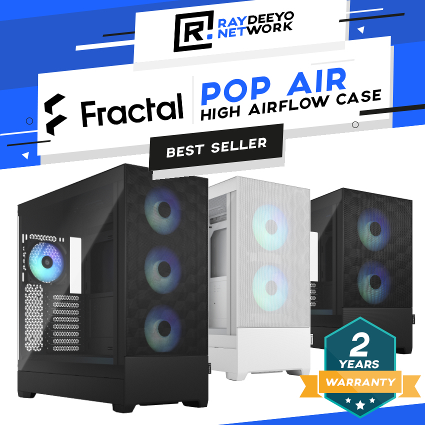 Fractal Design Pop Air / Pop Air XL / Pop Air Mini RGB ATX / MATX Case ...