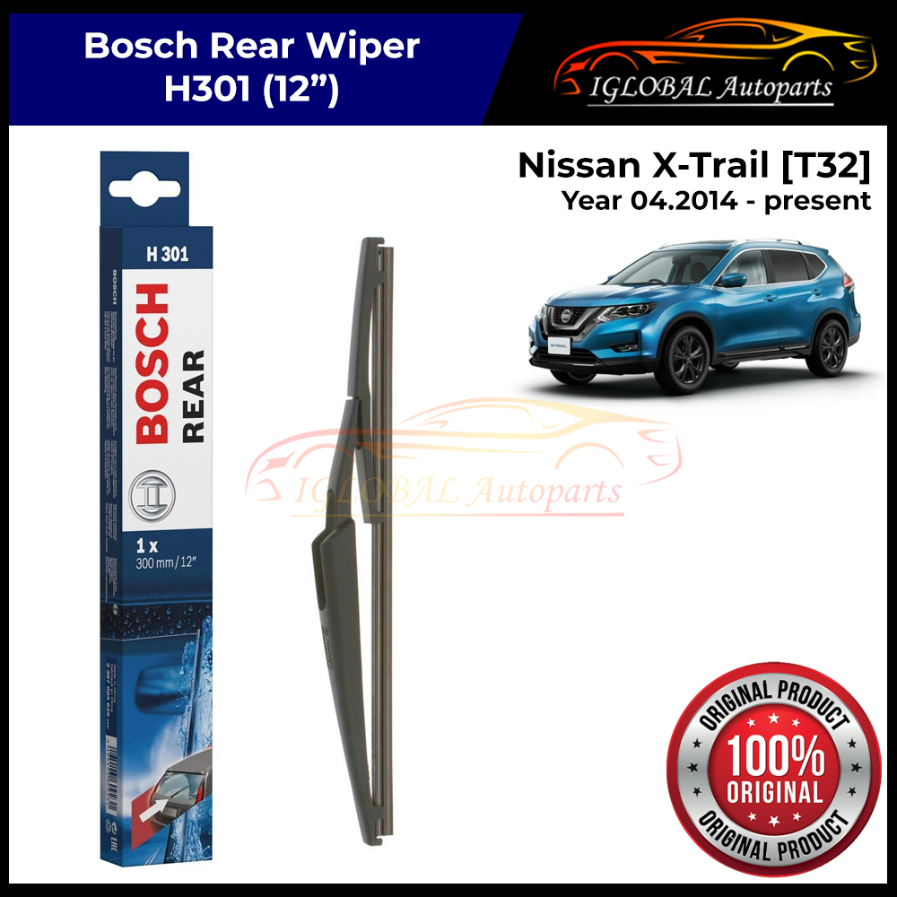 [Rear Wiper] Nissan X-Trail [T32] Year 04.2014-present Bosch H301 Wiper ...