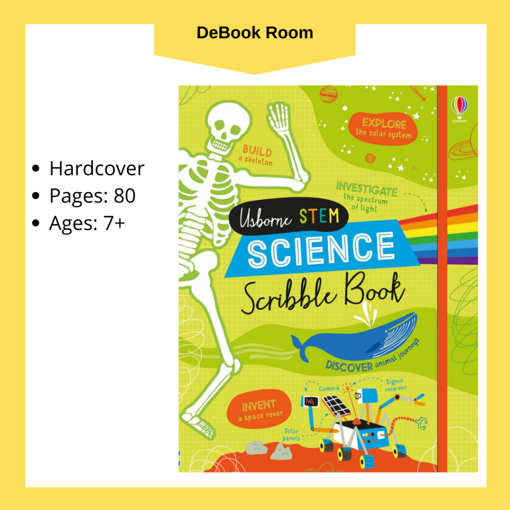 Usborne Kids Educational Activity Book Science Scribble Book | Shopee ...