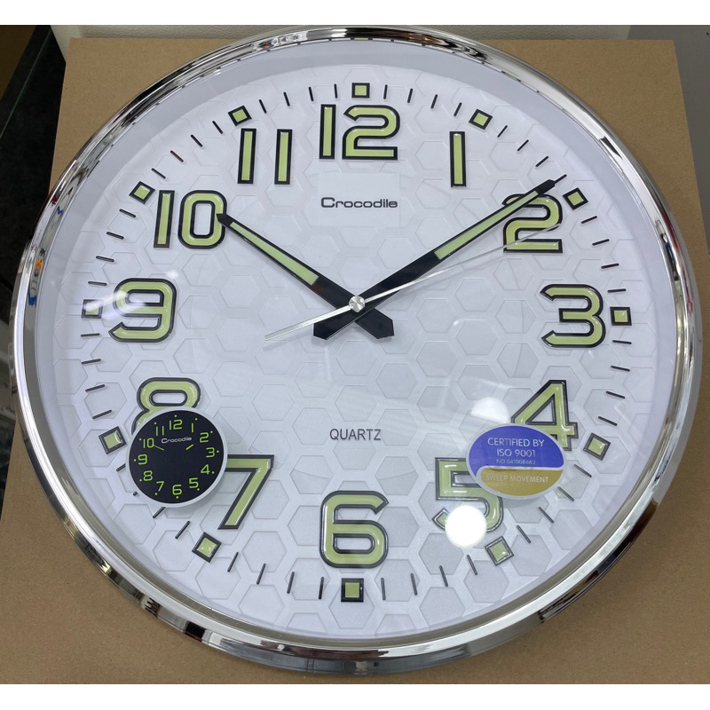 100% ORIGINAL CROCODILE WALL CLOCK 14INCH CW8302 | Shopee Malaysia