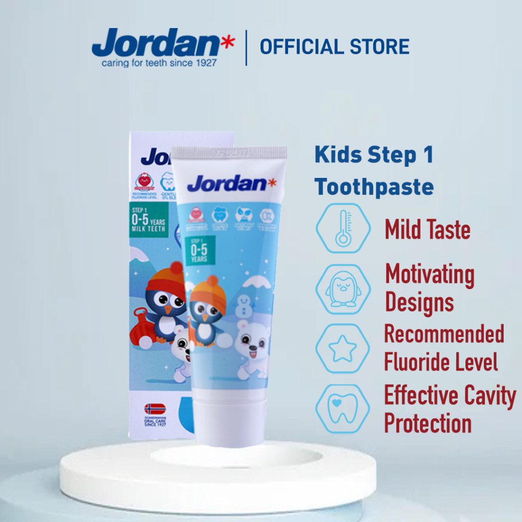 Jordan Kids Toothpaste Step 1 (75g) | Shopee Malaysia