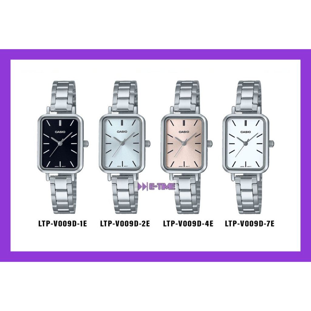 Casio Ladies Watches Ltp V009d 1e Ltp V009d 2e Ltp V009d 4e Ltp V009d 7e Jam Tangan Wanita