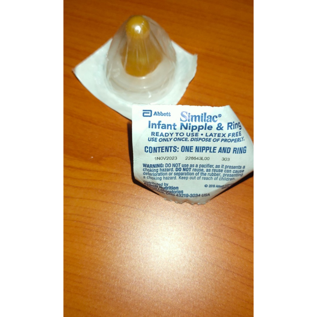 Similac Infant Nipples & Rings, Standard Flow, Ready to Use, (0 - 12 ...