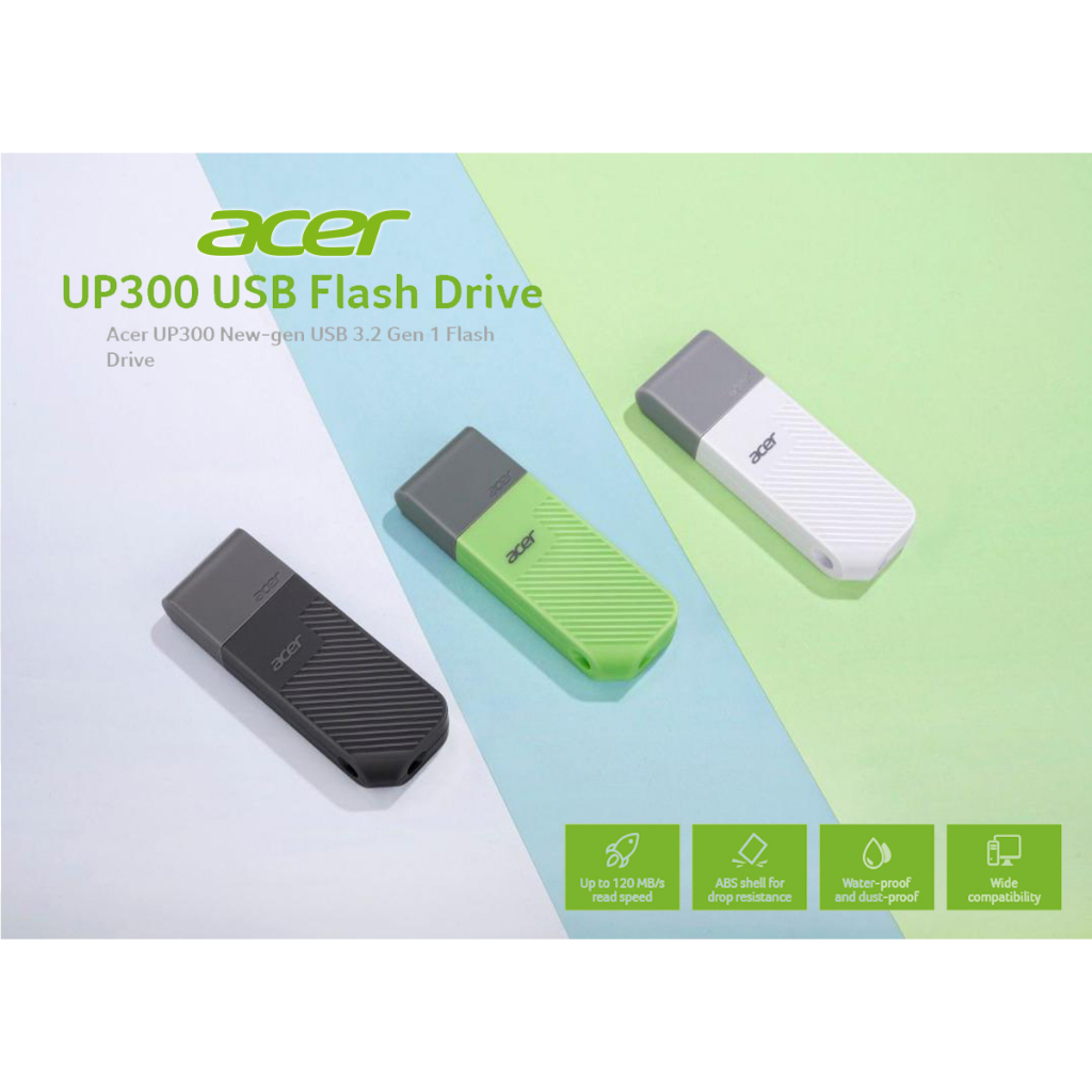 Acer UP300 USB 3.2 Gen 1 Flash Drive | Shopee Malaysia