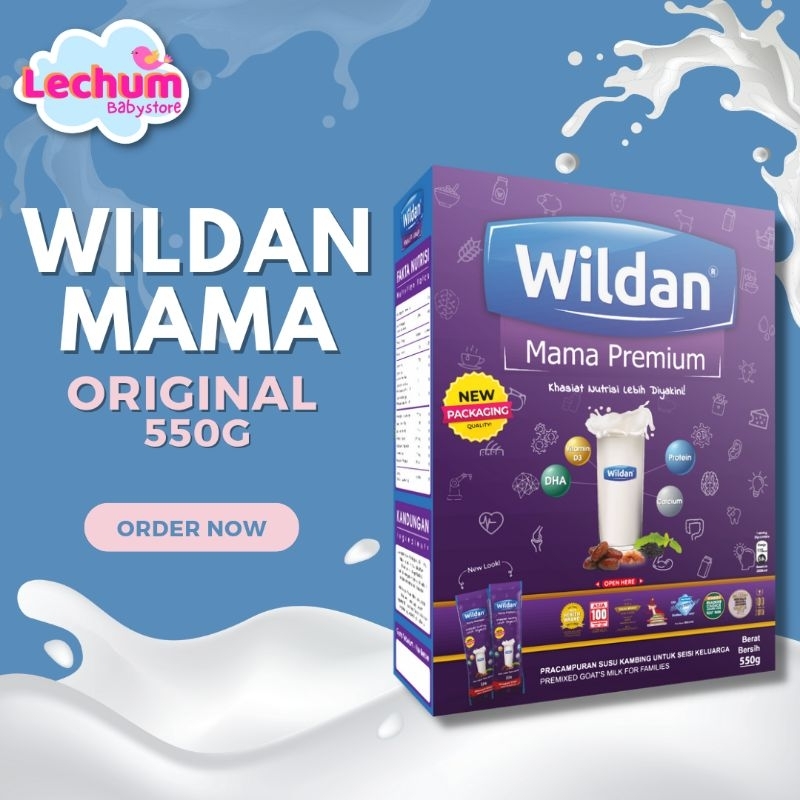 WILDAN MAMA PREMIUM ORIGINAL Susu Kambing Organik Untuk Ibu Hamil Menyusu & Berpantang Milk ...