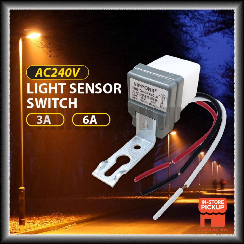 Nippon II Automatic Sensor Light On Off Switch Controller 3A 6A Street ...