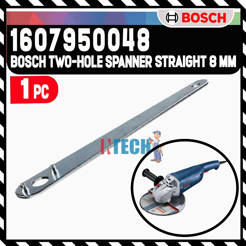 BOSCH TWO-HOLE SPANNER STRAIGHT 8 MM 1607950048 | Shopee Malaysia