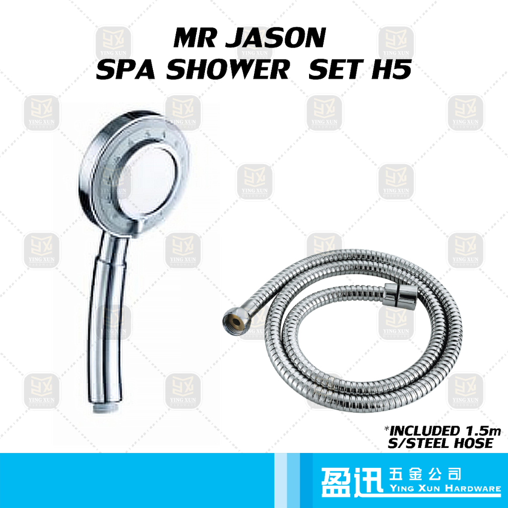 MR JASON SPA Shower Set C/W Stainless Steel Hose 1.5M | Shopee Malaysia