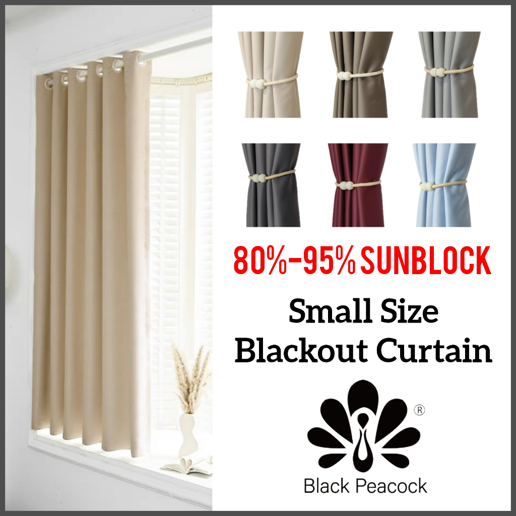 Black Peacock Curtain, Online Shop | Shopee Malaysia