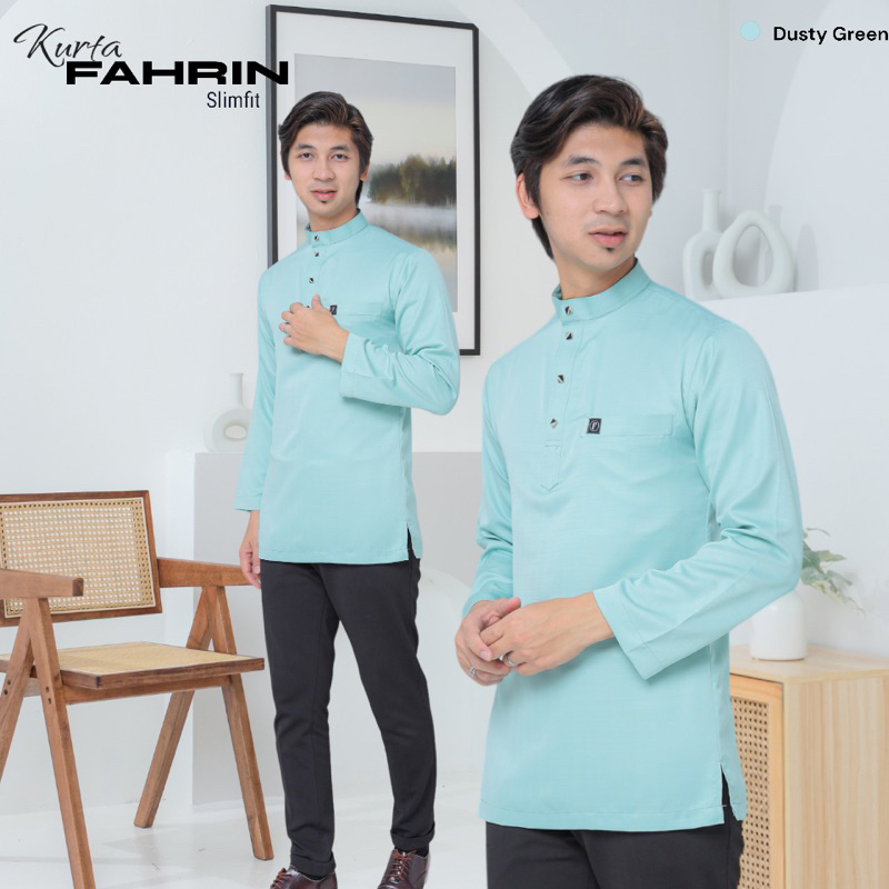 [HOT SELLING] KURTA SLIMFIT | KURTA MODEN | KURTA FAHRIN NEW DESIGN ...