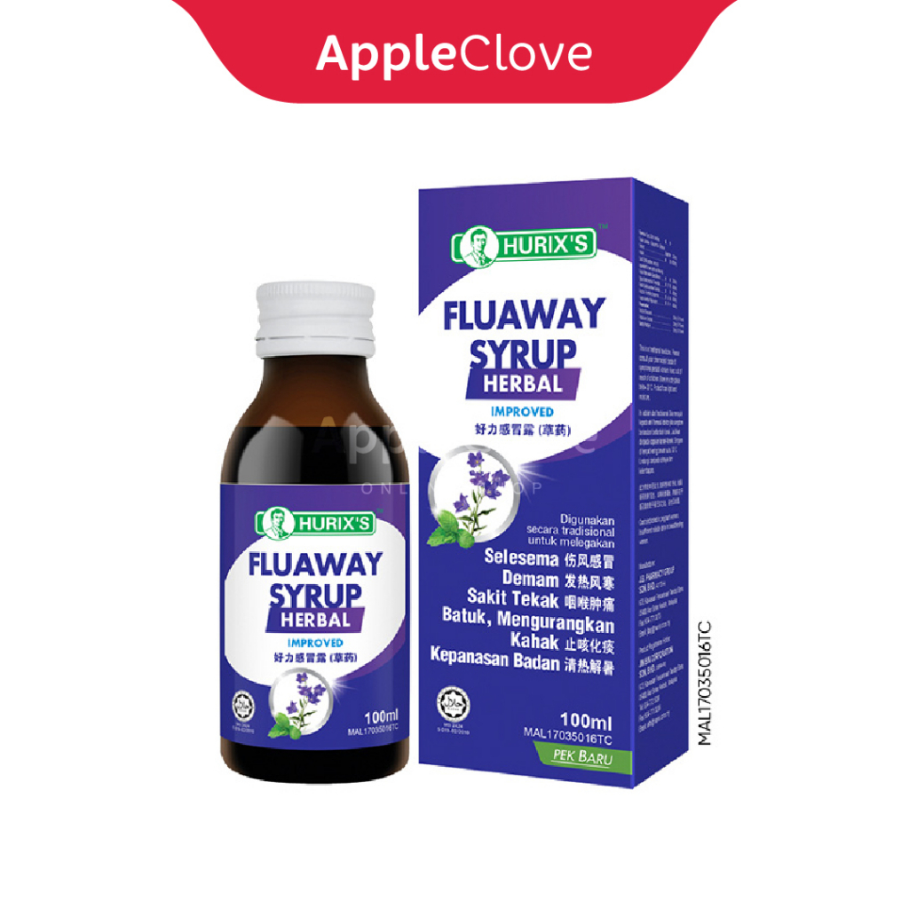 Hurix's Fluaway Syrup Herbal 100ml | Shopee Malaysia