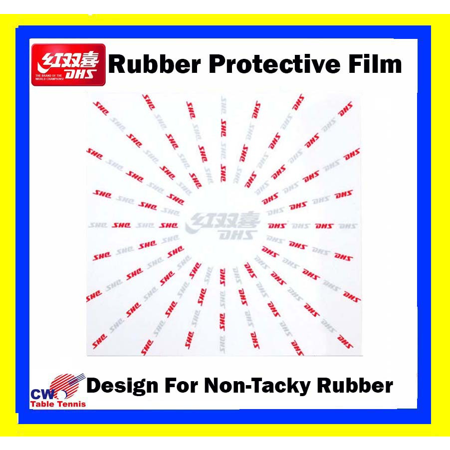 DHS Protector Film Table Tennis Rubber Cover Ping Pong Getah Film ...
