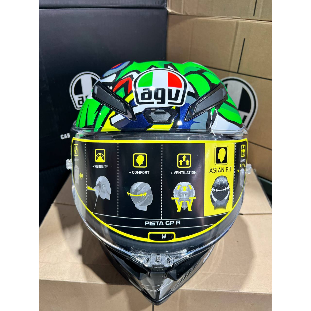 HELMET AGV PISTA GPR HELMET AGV CORSA LIMITED EDITION | Shopee Malaysia