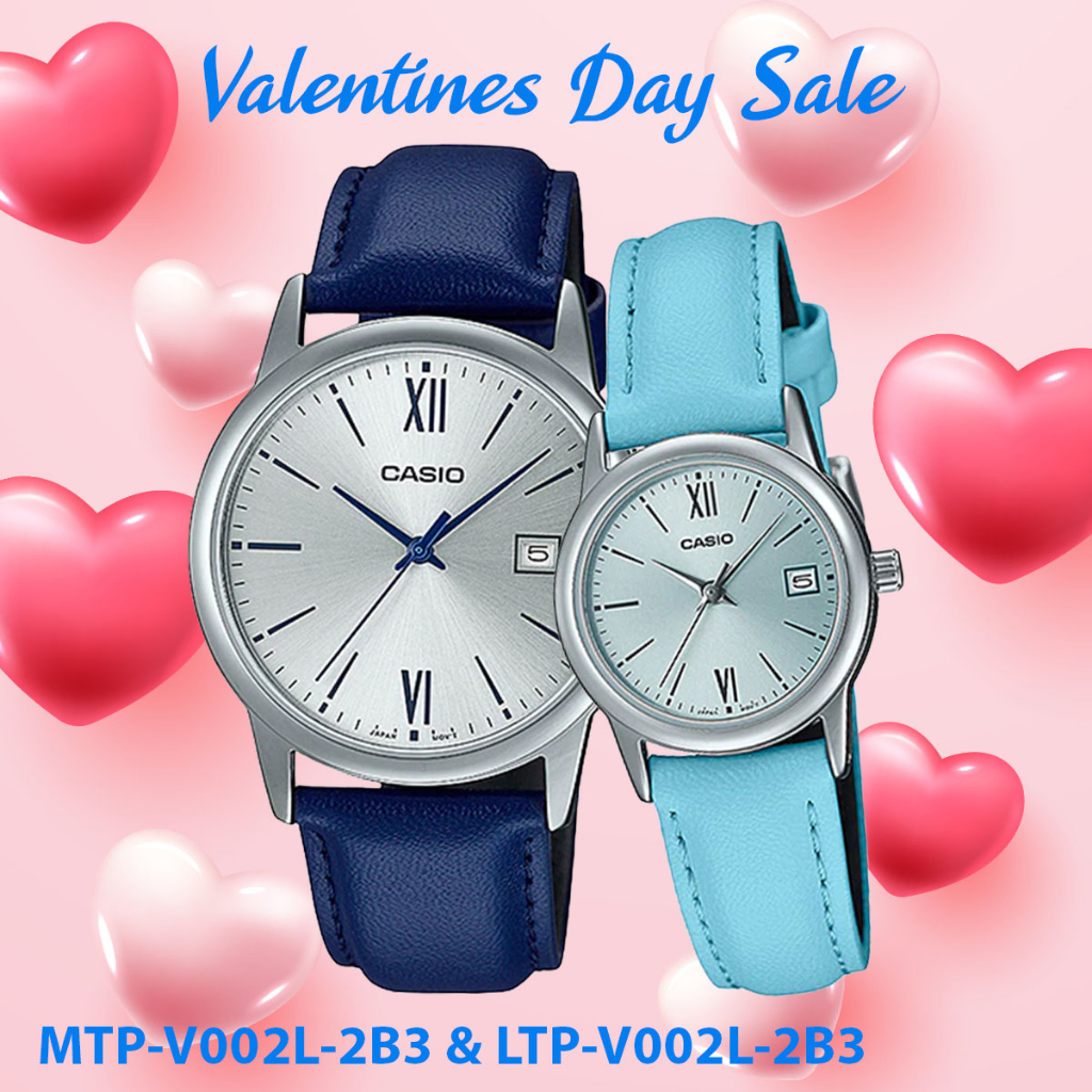 Casio Men Watch Ladies Watch Couple Watch LTP-V002L MTP-V002L Date ...