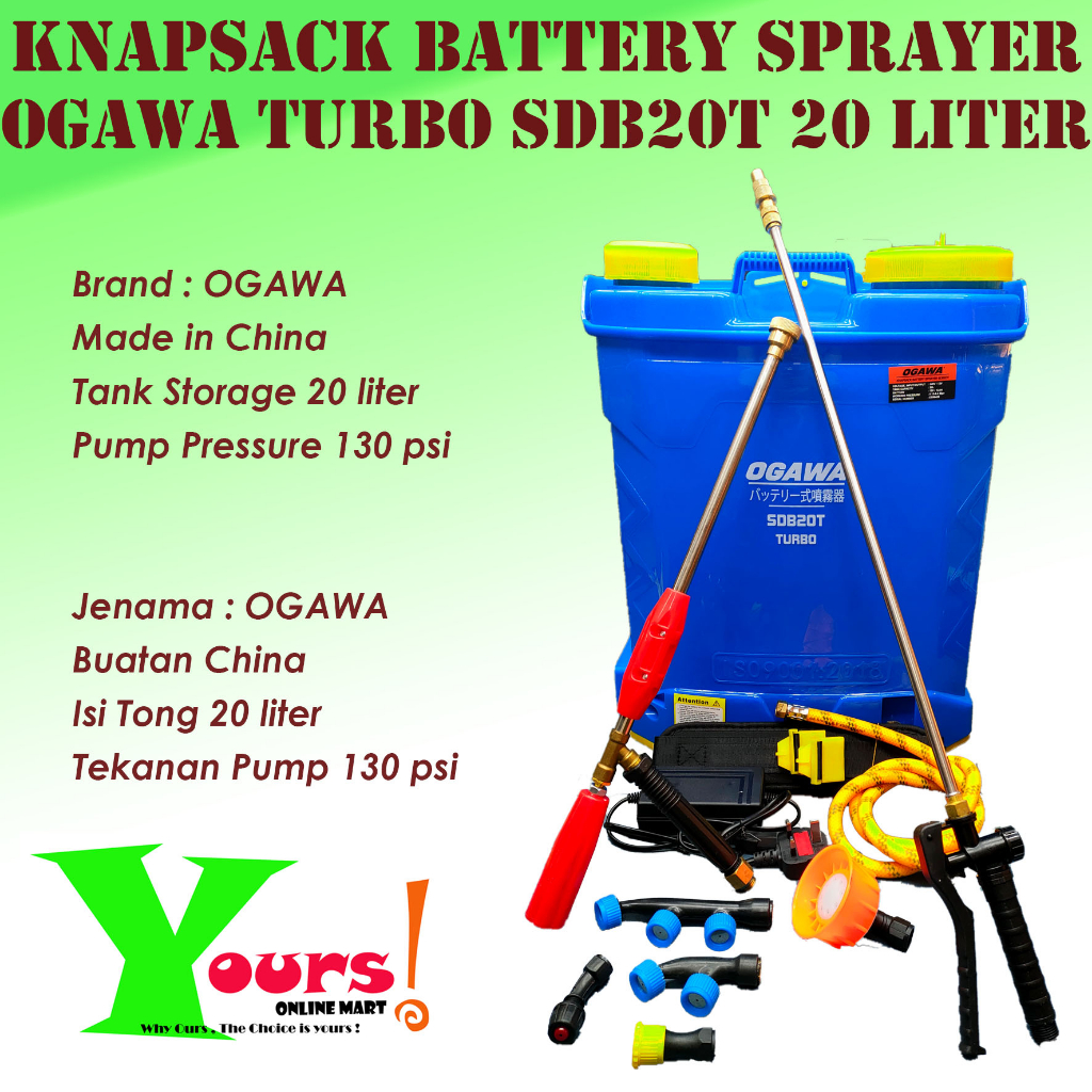 KNAPSACK BATTERY SPRAYER 16 Liter / 18 Liter / 20 Liter / PAM PENYEMBUR BATERI GALAS 16 Liter ...