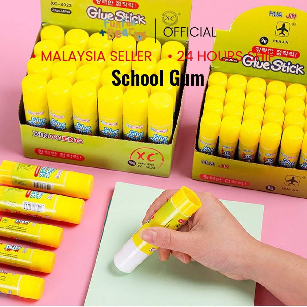 Faster PVP Big Glue Stick Clear 1PCS Multipurpose Adhesive Glue Stick ...