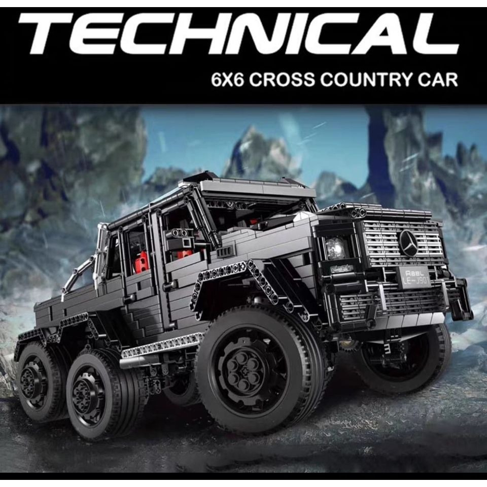 10966 TECHNICAL 6X6 CROSS COUNTRY CAR STATIC MODE BUILDING BLOCKS ...
