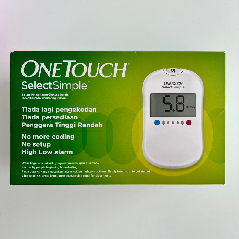 One Touch Select Simple Blood Glucose Monitoring Meter | Shopee Malaysia